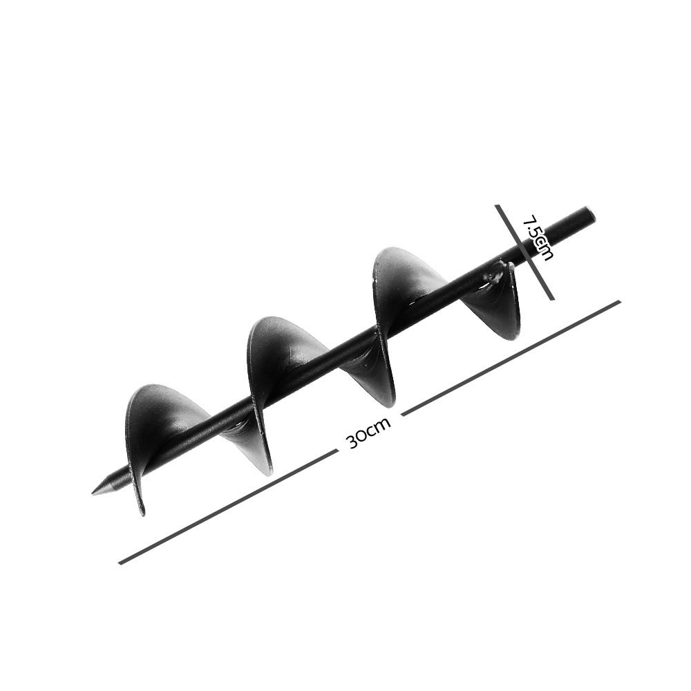 GIANTZ Power Garden Auger Small Earth Planter 75 X 300MM Black ...
